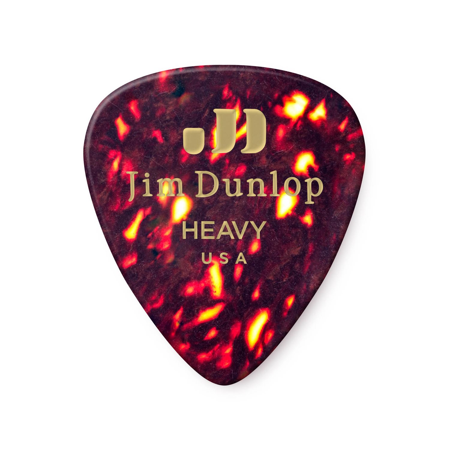 DUNLOP - Shell Celluloid Standard Guitar Picks - Heavy - 12 PICKS PACK