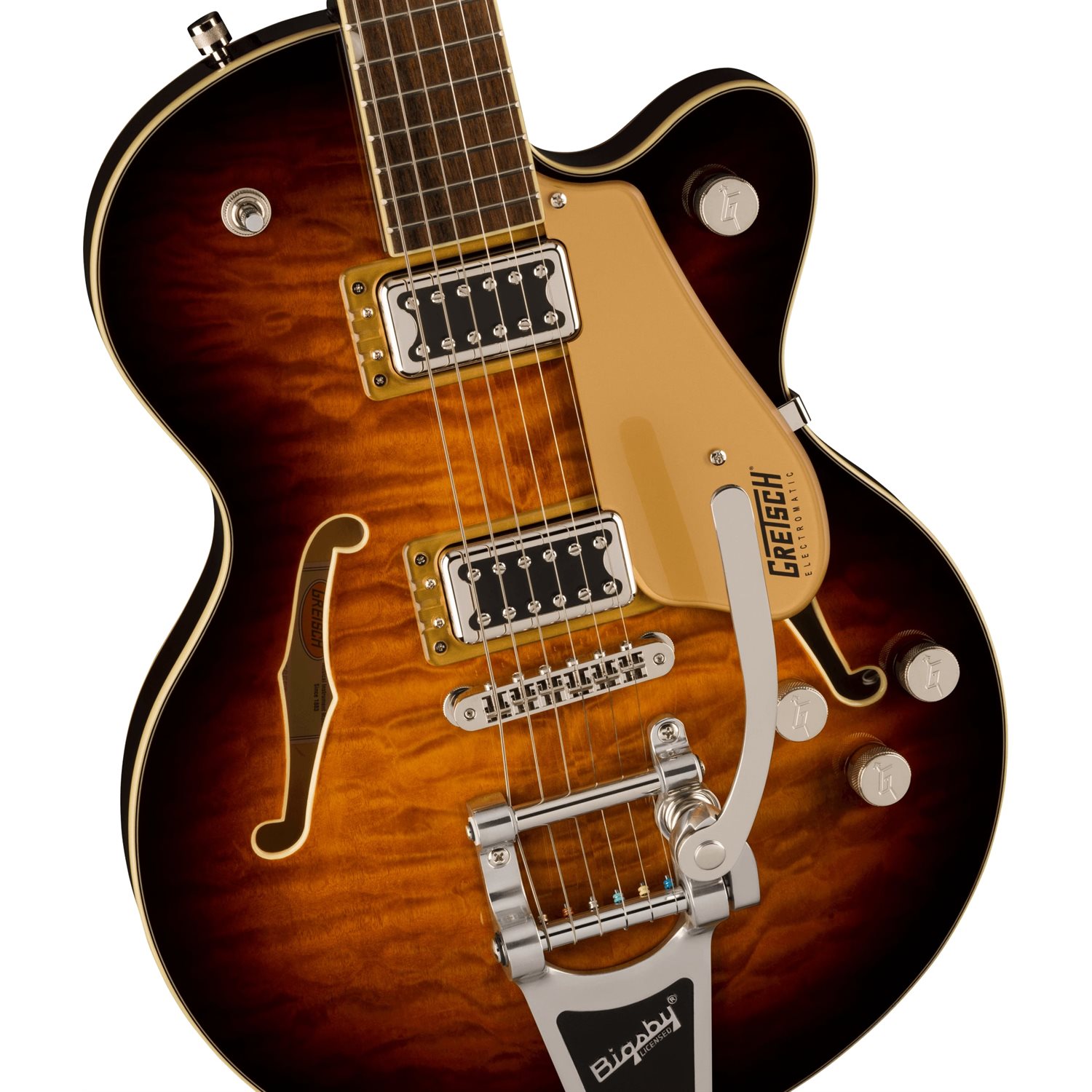 GRETSCH - G5655T-QM Electromatic® Center Block Jr. Single-Cut Quilted ...