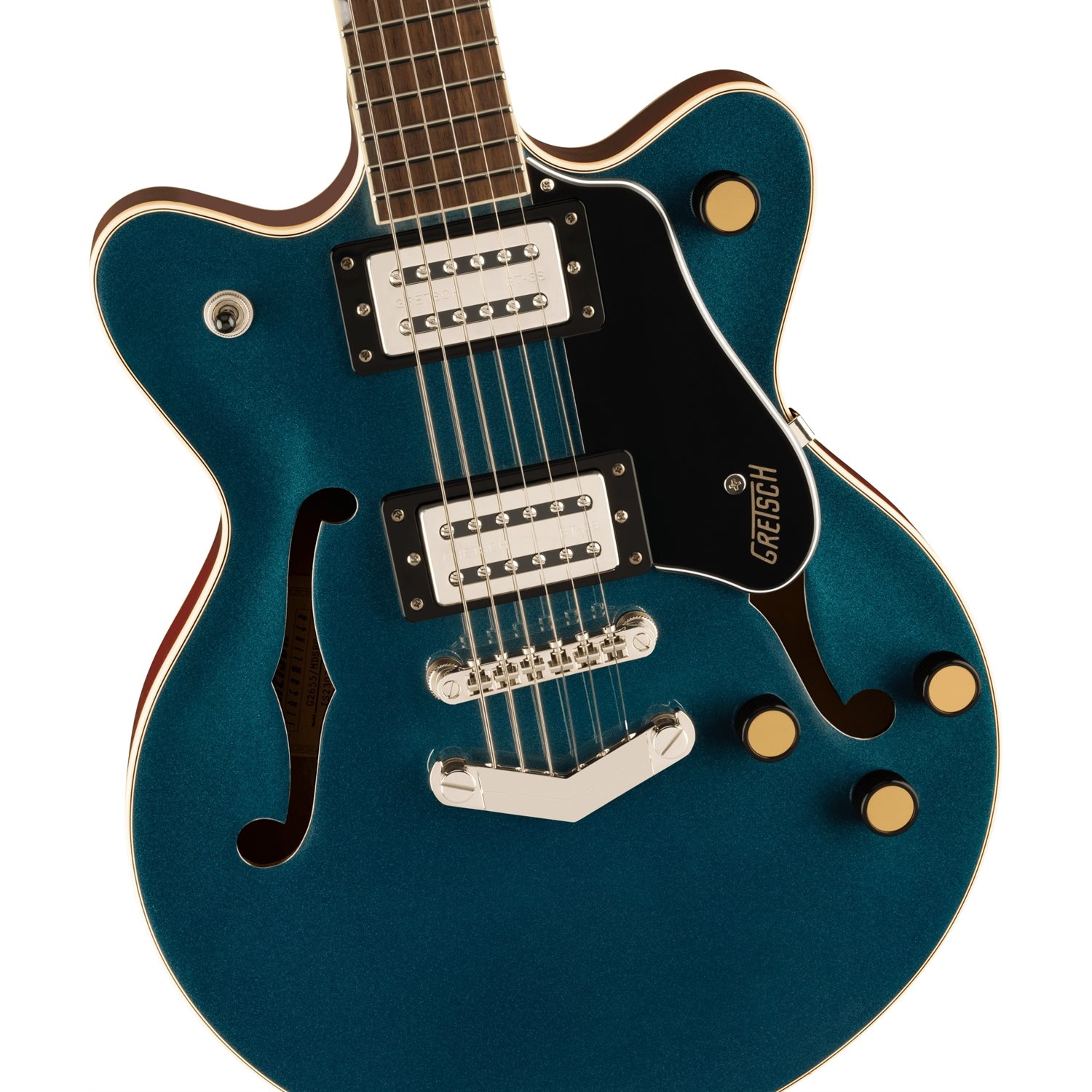 GRETSCH - G2655 - Streamliner Center Block Jr. Double-Cut - Midnight ...