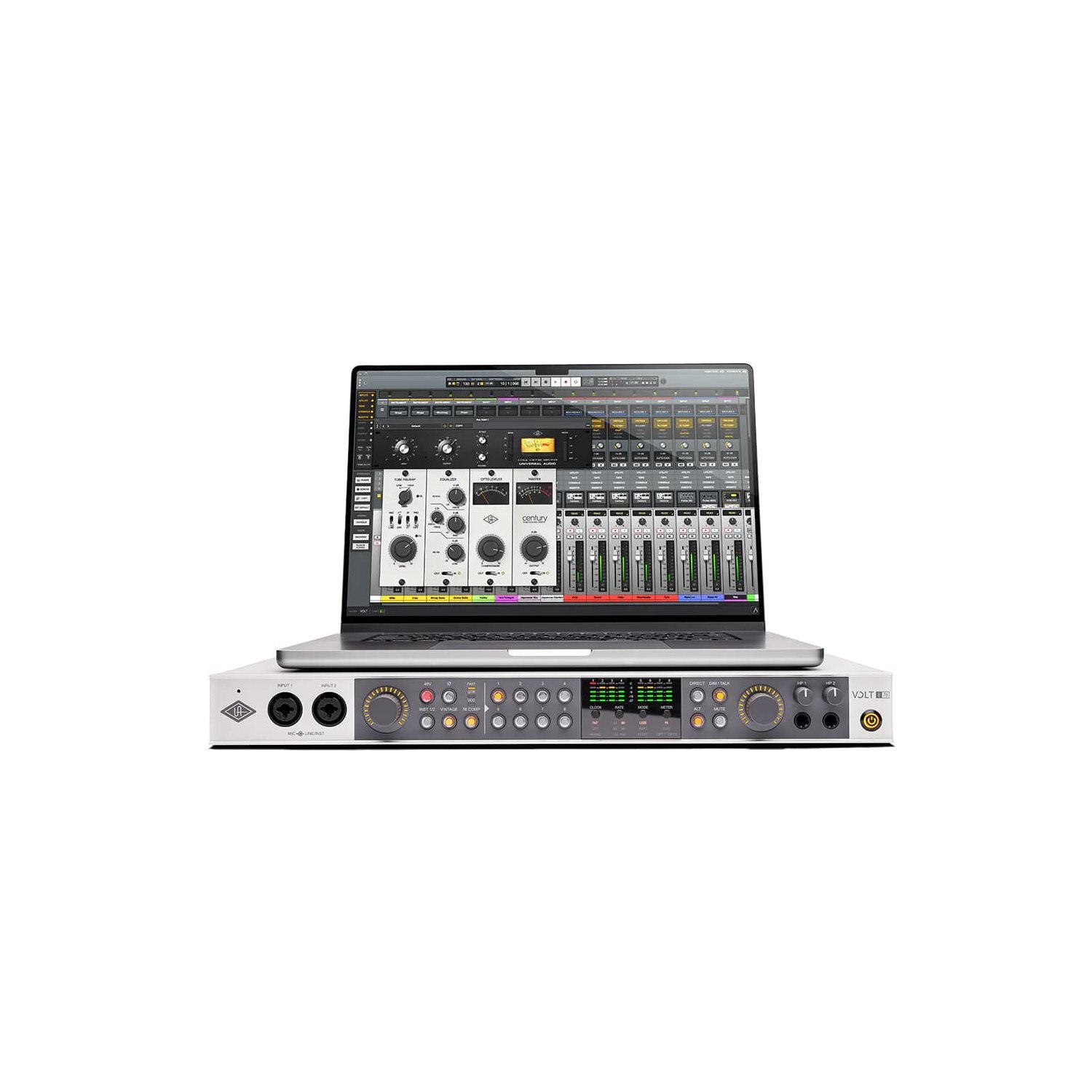 universal audio - VOLT 876 - INTERFACE audio usb - 8 entrées / 8 sorties - compresseur 1176 intégré